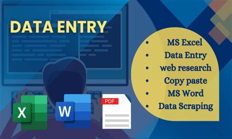 Do Excel Data Entry Web Research Copy Paste And Conversion By