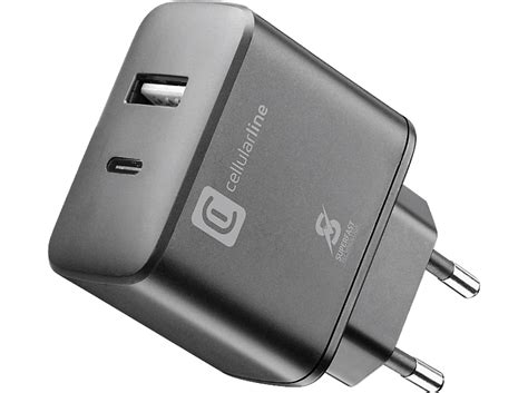 CELLULAR LINE Reiselader DUAL W x USB Type C und x USB Type A für Samsung online kaufen