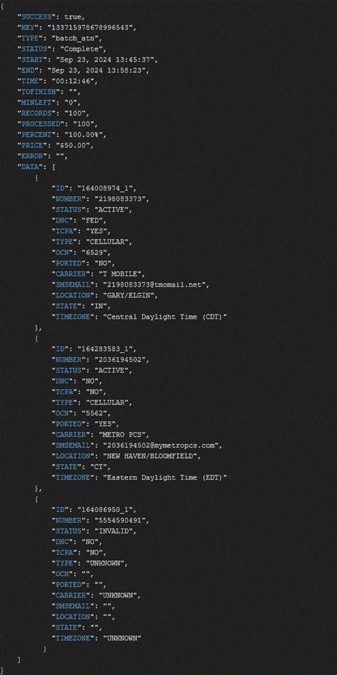 Apis Verify Phone Number Identify Line Type Check Ported