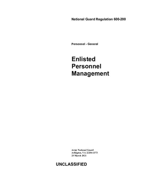 Fillable Online Departments Of The Army And The Air Force Ngr 600 21 Fax Email Print