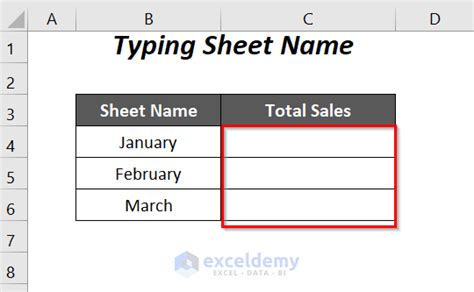 How To Use Cell Value As Worksheet Name In Formula Reference In Excel