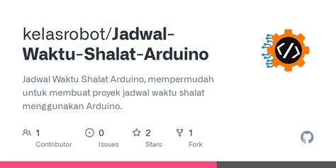 Github Kelasrobot Jadwal Waktu Shalat Arduino Jadwal Waktu Shalat Arduino Mempermudah Untuk
