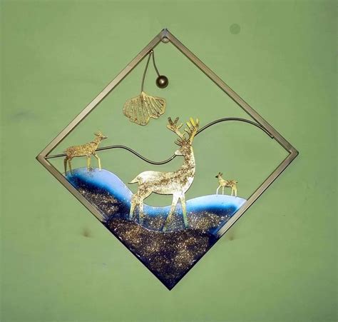 Golden Square Brass Wall Art Size 16x16 Inch Lxw At Rs 450 In Moradabad