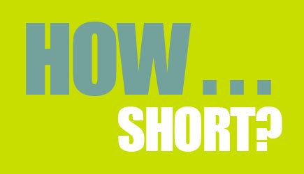 How to write short, shortened — The Art of Explaining