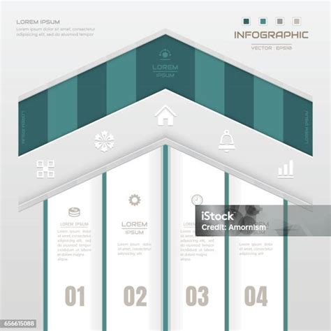 비즈니스 아이콘 프로세스 다이어그램 벡터 Eps10 일러스트와 인포 그래픽 디자인 서식 파일 개념에 대한 스톡 벡터 아트 및