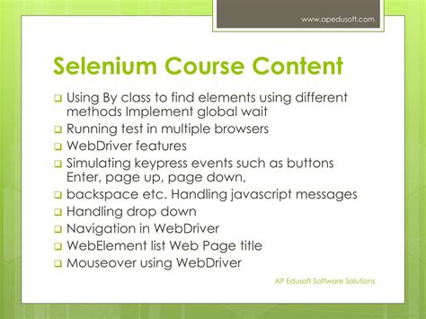 Ppt Best Selenium Training In Gurgaon Powerpoint Presentation Free