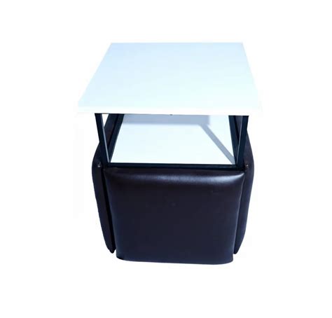 Mild Steel Powder Coated Space Magic 5 In 1 Cube Chair Stackable Stools