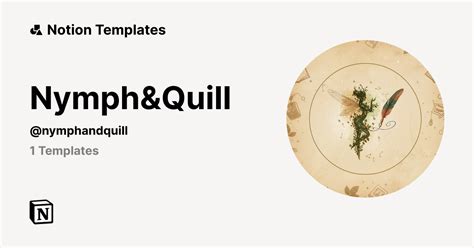 Nymphandquill Template Creator Notion Marketplace