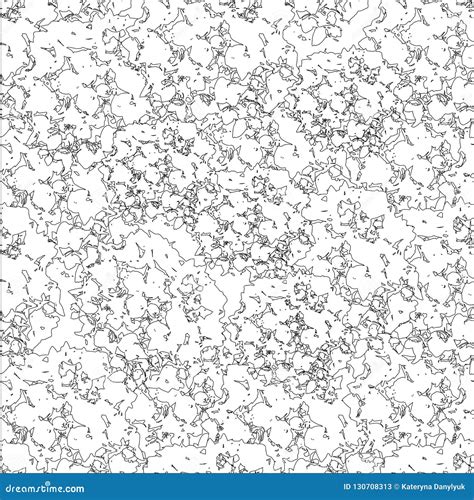Seamless Abstract Monochrome Pattern Design Element Stock Vector