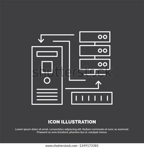 Combination Data Database Electronic Information Icon Stock Vector Royalty Free 1249173385