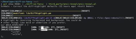 Option To Use Negative Style For Inline Change Highlights Issue So Fancy Diff So Fancy