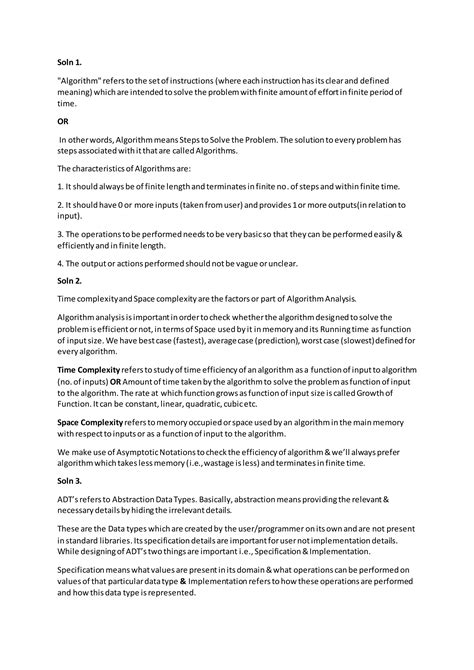 data structures and algorithms pdf