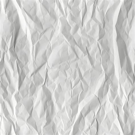 Premium Photo Seamless Pattern With White Crumpled Paper