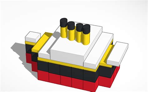 3d Design Titanic 2 Tinkercad