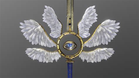 Angelic Sword D Model By Olivia Griggs Oliviaggs Ff Sketchfab