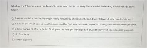 Solved Which Of The Following Cases Can Be Readily Accounted