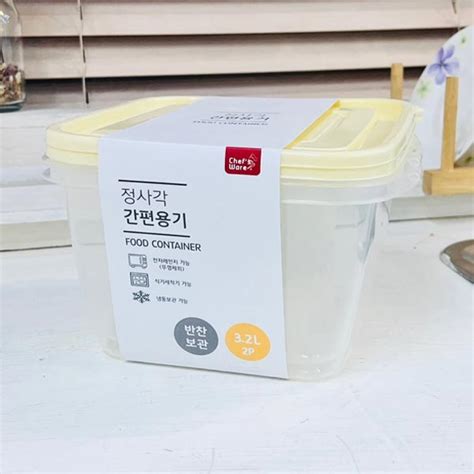 도매콜 밀폐 정사각 간편용기 32l2p