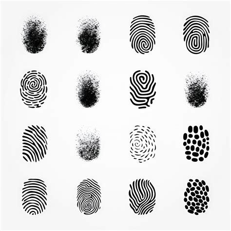 Premium Ai Image Artificial Intelligence Fingerprint Icon Set Created With Generative Ai
