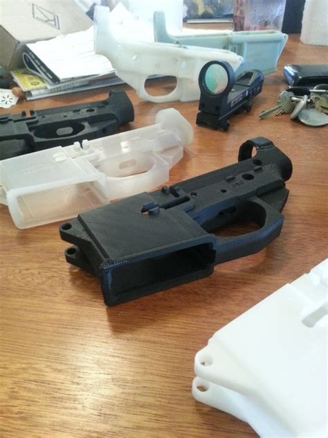 3d printed ar 15 rifle parts defense distributed r cyberpunk