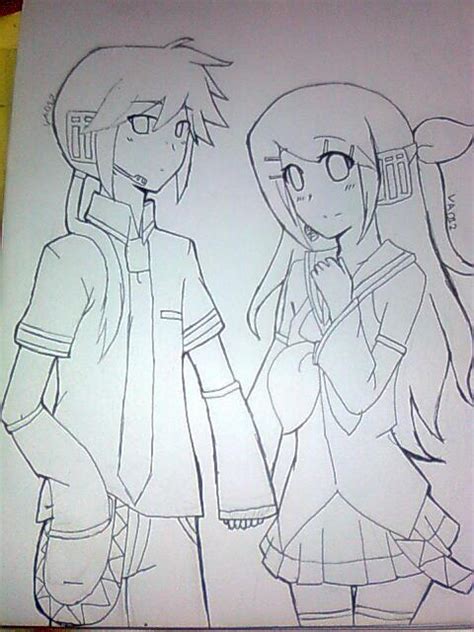 Older Rin And Len Kagamine By Vocaliodaddict012 On Deviantart