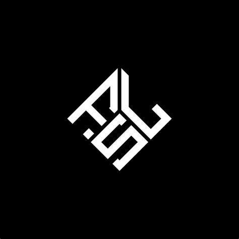 FSL Letter Logo Design On Black Background FSL Creative Initials Letter Logo Concept FSL