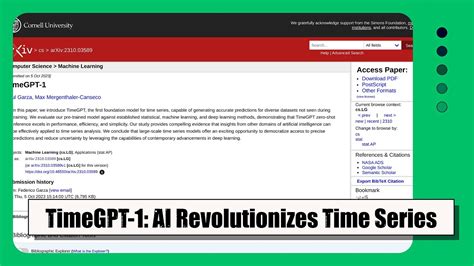 TimeGPT Revolutionizing Time Series Analysis With AI YouTube