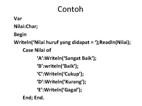 Materi Pascal PERULANGAN LOOPING Di Dalam Bahasa Pascal