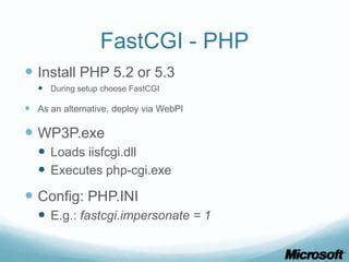 PHP And FastCGI Performance Optimizations PPT Free Download
