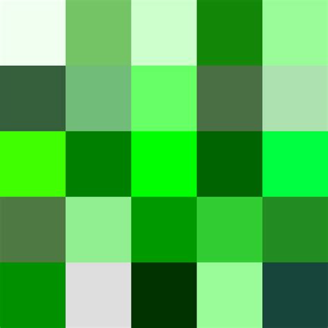 Types Of Green Color Names