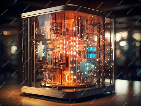 premium ai image data storage center quantum computing database cloud computing concept