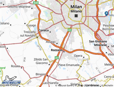 Mappa Michelin Assago Viamichelin