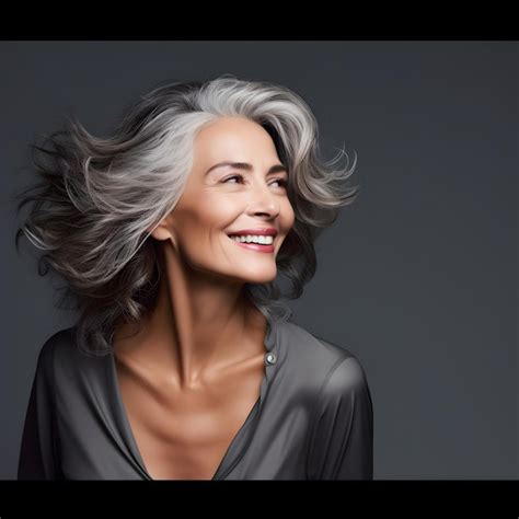 Premium Photo Portrait Of A Mature Beautiful Woman