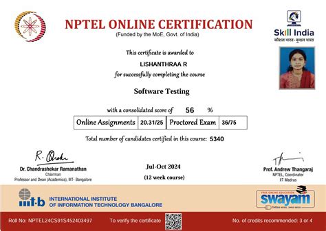 Softwaretesting Qualityassurance Nptel Iiitbangalore Techskills