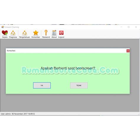 jual source code sistem pakar metode forward chaining vb shopee
