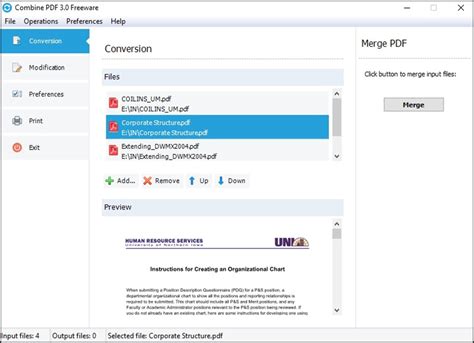 Free Offline Combine Merge PDF Files Software
