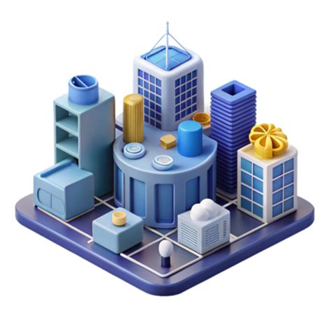Impressive Minimalist Smart City Infrastructure A 3d Model Of Urban