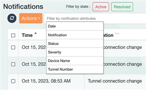 Notifications — Flexiwan Documentation