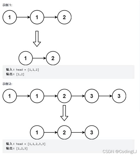 【链表】【打卡第144道】 Leetcode 83 删除排序链表中的重复元素 重复元素出现一次存在一个按升序排列的链表给你这个链表