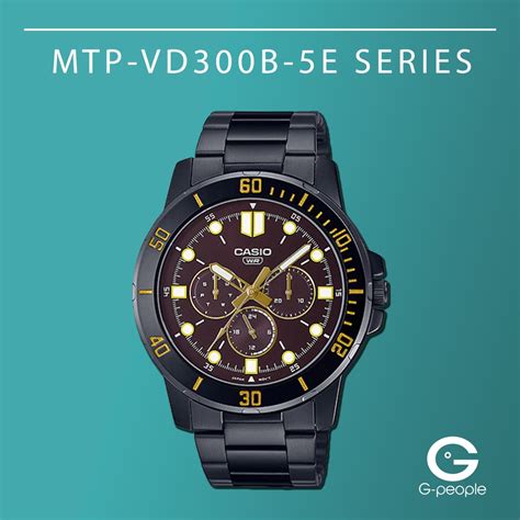 Casio Mtp Vd300b 5ev Mtp Vd300b 5e Mtp Vd300b Watch 100 Original Shopee Malaysia
