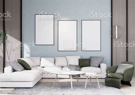 모의 포스터 프레임 현대적인 인테리어 가구가 완비 된 객실 배경 거실 0명에 대한 스톡 사진 및 기타 이미지 0명 3차원 형태 가구 Istock