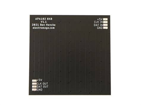 Hdr 8x8 Led Matrix Sk9822 Electromage Shop