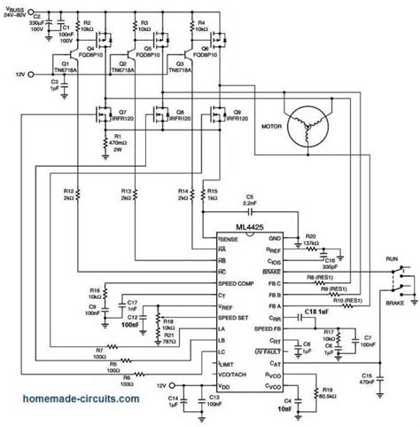high current sensorless bldc motor controller using back emf homemade