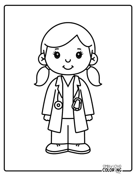 43 Medical Professionals Coloring Pages Free Pdf Printables Simply Love Coloring