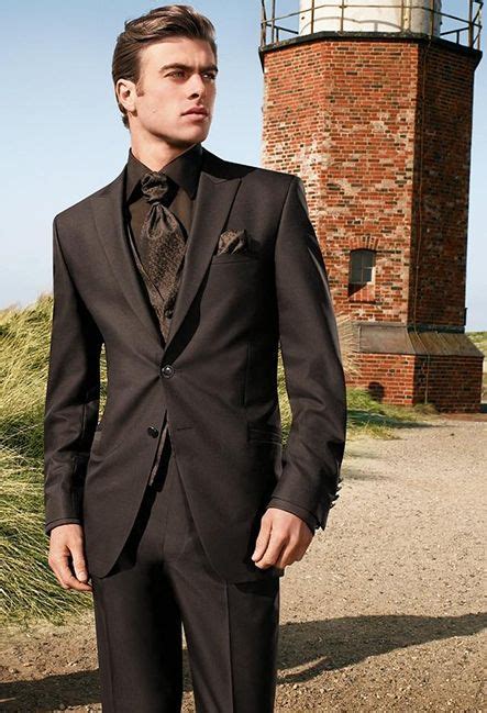 Мужской костюм тёмно-коричневый | Men's suit dark brown | Мужской ...