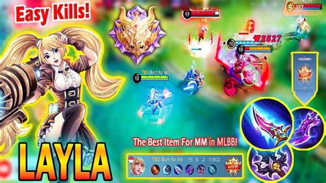 The Best item Damage For MM in MLBB - Layla Build for Mythic Rank ...