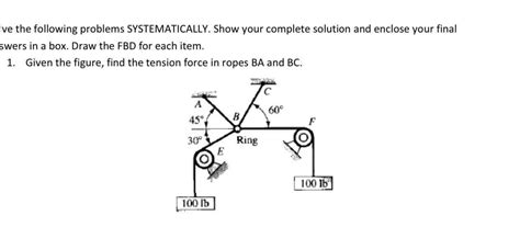 solved ive the following problems systematically show your