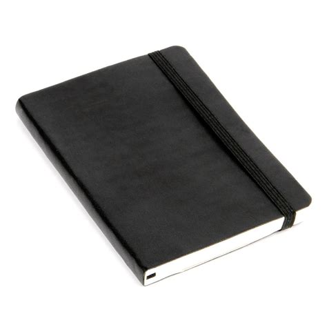 Agenzio Small Black Hardback Plain Notebook Uk Office Products