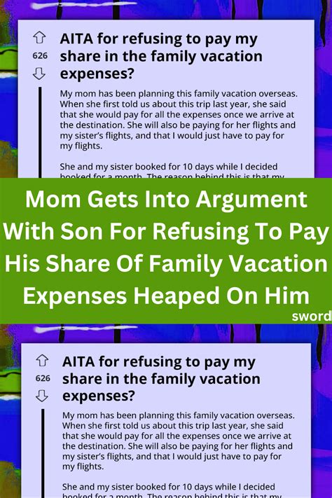 Mom Gets Into Argument With Son For Refusing To Pay His Share Of Family