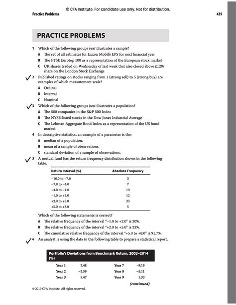 Reading 2 Questions Cfa Level 1 Studocu