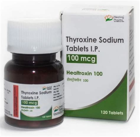 Thyroxine Sodium Tablets Strength 100 Mcg At ₹ 160bottle In Nagpur Id 2856546143455